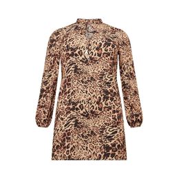 Patrizia Pepe Kleid 'ABITO' Damen Größe 32 beige / chamois / karamell Winterkleid