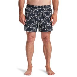 Boardshorts Quiksilver "Diamond Arch Printed 15"", Herren, Gr. XL, schwarz interpetal, 53% Nylon, 47% Hmda (Nylon), Hosen