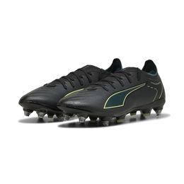 Fu&szlig;ballschuh Puma "ULTRA 6 MATCH MxSG Fu&szlig;ballschuhe Erwachsene", Herren, Gr. 40.5, gelb (schwarz fizzy light gr&uuml;n terrain gelb), Obermaterial: Synthetik, Textil; Futter: Synthetik, Textil; Innensohle: Textil; Laufsohle: Synthetik, Schuhe Fu&szlig;ballschuh