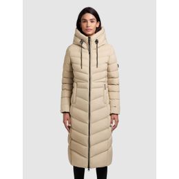 Khujo Damen Steppmantel "INGRAM4"feather beige, Gr. XXL, unifarben, Steppware, Obermaterial: 100% Polyester. Futter: 100% Nylon. Wattierung: 100%