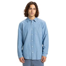 Langarmhemd Quiksilver "Yosemite Chambrayls", Herren, Gr. XS, US-Gr&ouml;&szlig;en, ashley blau, Obermaterial: 100% Baumwolle;, Hemden