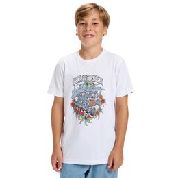 T-Shirt Quiksilver "Ev In Waves", Jungen, Gr. 16, wei&szlig;, Obermaterial: 100% Walkfrottier;, Shirts T-Shirt
