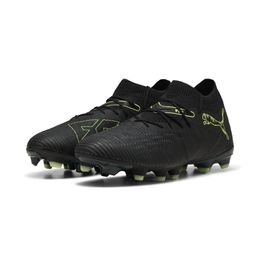 Puma Herren Fu&szlig;ballschuh "FUTURE 8 MATCH FG/AG Fu&szlig;ballschuhe Erwachsene", Gr. 39schwarz fizzy light gr&uuml;n terrain gelb, Obermaterial: Textil,