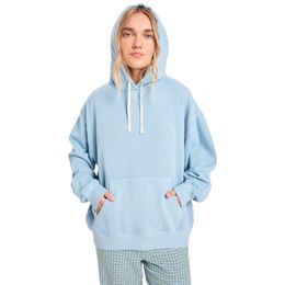 Kapuzensweatshirt Quiksilver "Essential", Damen, Gr. L, ashley blau, 100% Baumwolle, Sweatshirts