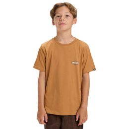 T-Shirt Quiksilver "Evo Border Lines", Jungen, Gr. 16, almond, Obermaterial: 100% Baumwolle;, Shirts T-Shirt