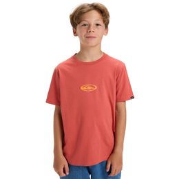 T-Shirt Quiksilver "Hw Welcome All", Jungen, Gr. 14, mineral rot, Obermaterial: 100% Baumwolle., Shirts T-Shirt