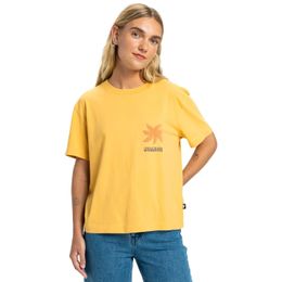 Quiksilver Damen T-Shirt "Standard"rattan, Gr. L, Obermaterial: 100% Baumwolle;, Shirts