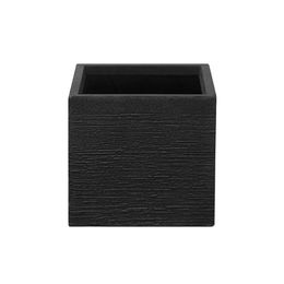 Beliani Outdoor Blumentopf PAROS in Schwarz - (W) 30 x (H) 28 x (L) 30 cm | Gr.: onesize