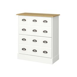 ebuy24 Schuhschrank Orienty 2 wei&szlig; 70 x 30 cm | Gr.: onesize