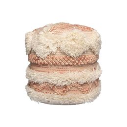 Kayoom Sitzkissen Pouf Bohist in rosa - creme | Gr.: onesize