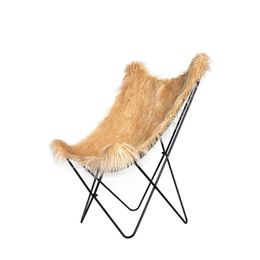 Kayoom Stuhl Schmetterling Lynn in braun - beige | Gr.: onesize