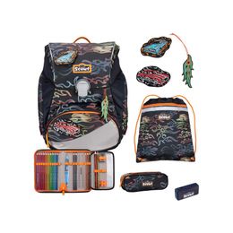 Scout Alpha Exklusiv Safety Light - Schulranzen Set 5tlg. (Flames) in Flames | Gr.: onesize