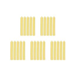 Butlers Stabkerze RAINBOW 25er-Set in Gelb | Gr.: onesize