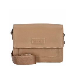 Bugatti Elsa - Umhängetasche Leder S 18.5 cm (schwarz) in sand | Gr.: onesize