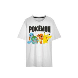 Pokémon Pokémon Pikachu T-Shirt Kinder Jungen Oberteil Shirt in Weiß | Gr.: 110/116