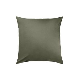Traumschlaf Bettw&auml;sche Basic Single Jersey Kissenbezug in anthrazit | Gr.: 80 x 80 cm