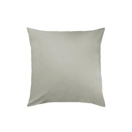 Traumschlaf Bettw&auml;sche Basic Single Jersey Kissenbezug in grau | Gr.: 80 x 80 cm
