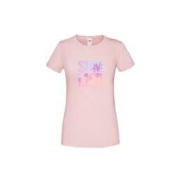 PAULGOS Damen T-Shirt, SUMMER in Rosa | Gr.: XS