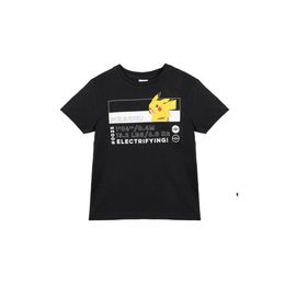 Pok&eacute;mon Pok&eacute;mon Pikachu T-Shirt Kinder Jungen Oberteil Shirt in Schwarz | Gr.: 134/140