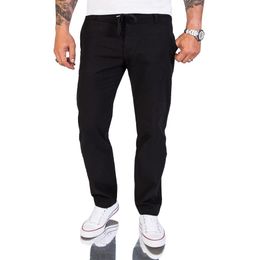 Rock Creek Stoffhose in Schwarz | Gr.: W40/L32