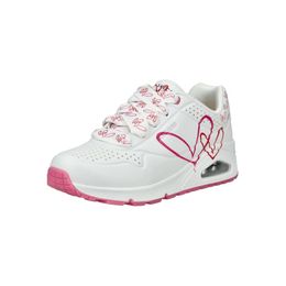 Skechers Sneaker in Wei&szlig;/Pink | Gr.: 41