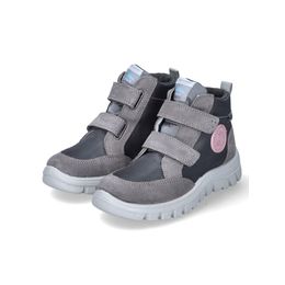 Naturino Leder-Boots "Geminae" in Dunklegrau/ Rosa | Gr.: 31