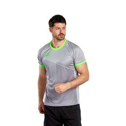 Erima Herren Mantua Trikot in silver grey/green gecko | Gr.: M