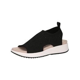 Caprice Sandale in BLACK KNIT | Gr.: 36