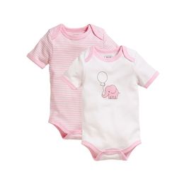 Schnizler Body 1/4-Arm 2er Pack Elefant in Rosa | Gr.: 74/80