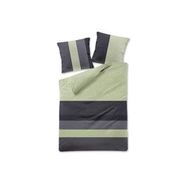 Traumschlaf Bettw&auml;sche Pascal in green | Gr.: 135 x 200 + 80 x 80 cm