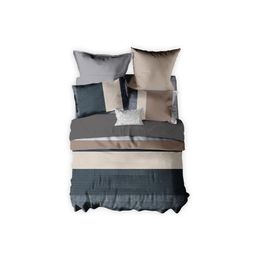Traumschlaf Bettw&auml;sche Newport in grau | Gr.: 155 x 220 + 80 x 80 cm