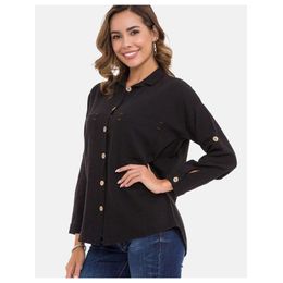 Cipo & Baxx Cipo & Baxx Hemdbluse in BLACK | Gr.: M