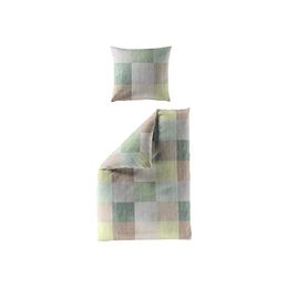 Traumschlaf Bettwäsche Salem in oliv | Gr.: 135 x 200 + 80 x 80 cm