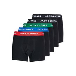 Jack & Jones Jack & Jones Boxershort 5er Pack in Schwarz/Gr&uuml;n/Blau/Rot | Gr.: 176