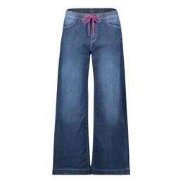 Cartoon Casual-Hose mit weitem Bein in Dark Blue Denim | Gr.: 36