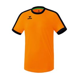 Erima Unisex Erwachsene, Erwachsene Retro Star Trikot in new orange/schwarz | Gr.: S
