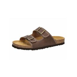 Lico Pantolette "Bioline Man Soft" in Braun | Gr.: 37