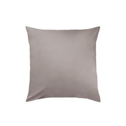 Traumschlaf Bettw&auml;sche Premium Interlock Kissenbezug in grau | Gr.: 40 x 140 cm