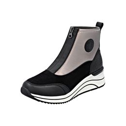 Remonte Stiefelette in Schwarz/Silber | Gr.: 38