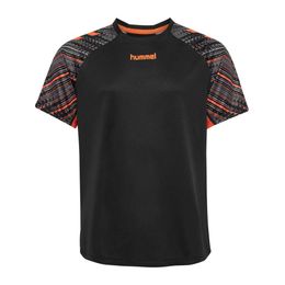 Hummel T-Shirt Hmlblaze Kinder in BLACK/ORANGE | Gr.: 152