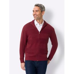 Sieh an! Strickjacke in dunkelrot | Gr.: 46