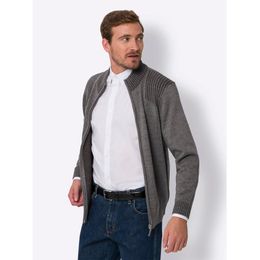 Sieh an! Strickjacke in grau | Gr.: 58