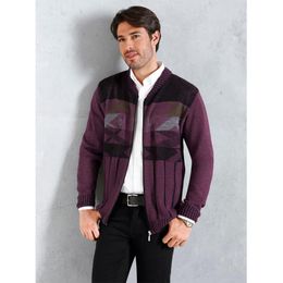 Sieh an! Strickjacke in bordeaux | Gr.: 54