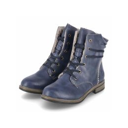 Rieker Schnürstiefel in blau | Gr.: 40