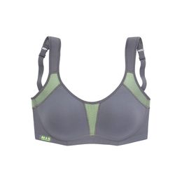 H.I.S. H.I.S Sport-BH in grau-neon-gr&uuml;n | Gr.: 70B