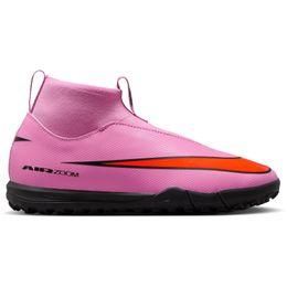 Nike Jr Zoom Superfly 10 Academy Tf Fußballschuhe Kinder - rosa - Gr. 38 1/2