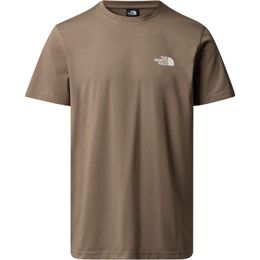 The North Face Simple Dome T-Shirt Herren - braun - Gr. XL