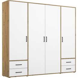 Rauch Drehtürenschrank »Kleiderschrank Schrank Garderobe Wäscheschrank VOYAGER« in 3 verschiedenen Ausstattungen BASIC/CLASSIC/PREMIUM, moderne...