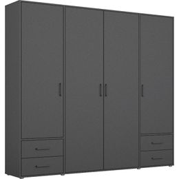 Rauch Drehtürenschrank »Kleiderschrank Schrank Garderobe Wäscheschrank VOYAGER« in 3 verschiedenen Ausstattungen BASIC/CLASSIC/PREMIUM, moderne...