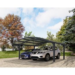 PALRAM - CANOPIA Einzelcarport &raquo;Arizona&laquo; Aluminium 544 cm Anthrazit 100% UV-gesch&uuml;tzt Anthrazit